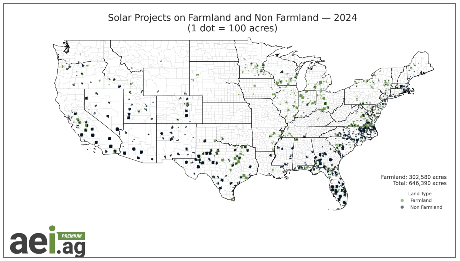 New report sizes up solar power’s footprint on US farmland - Michigan ...