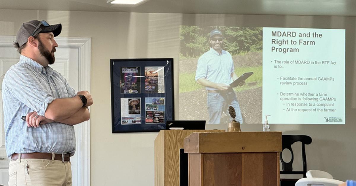 Lapeer Co. growers bone up on Right to Farm Act | Michigan Farm Bureau ...